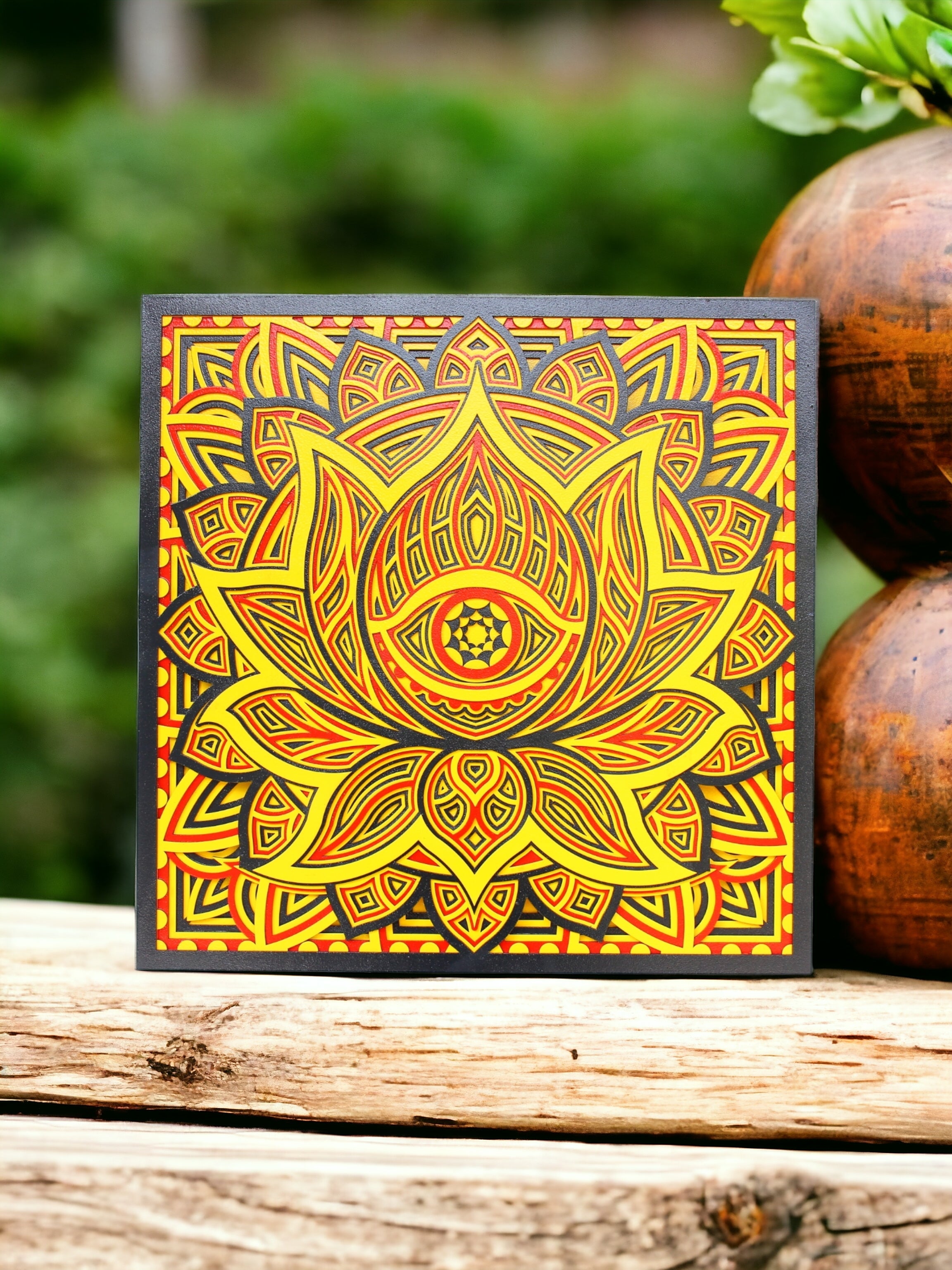 Evil Eye Lotus Square - 9 Layers – Makerz & Marvelz International ...